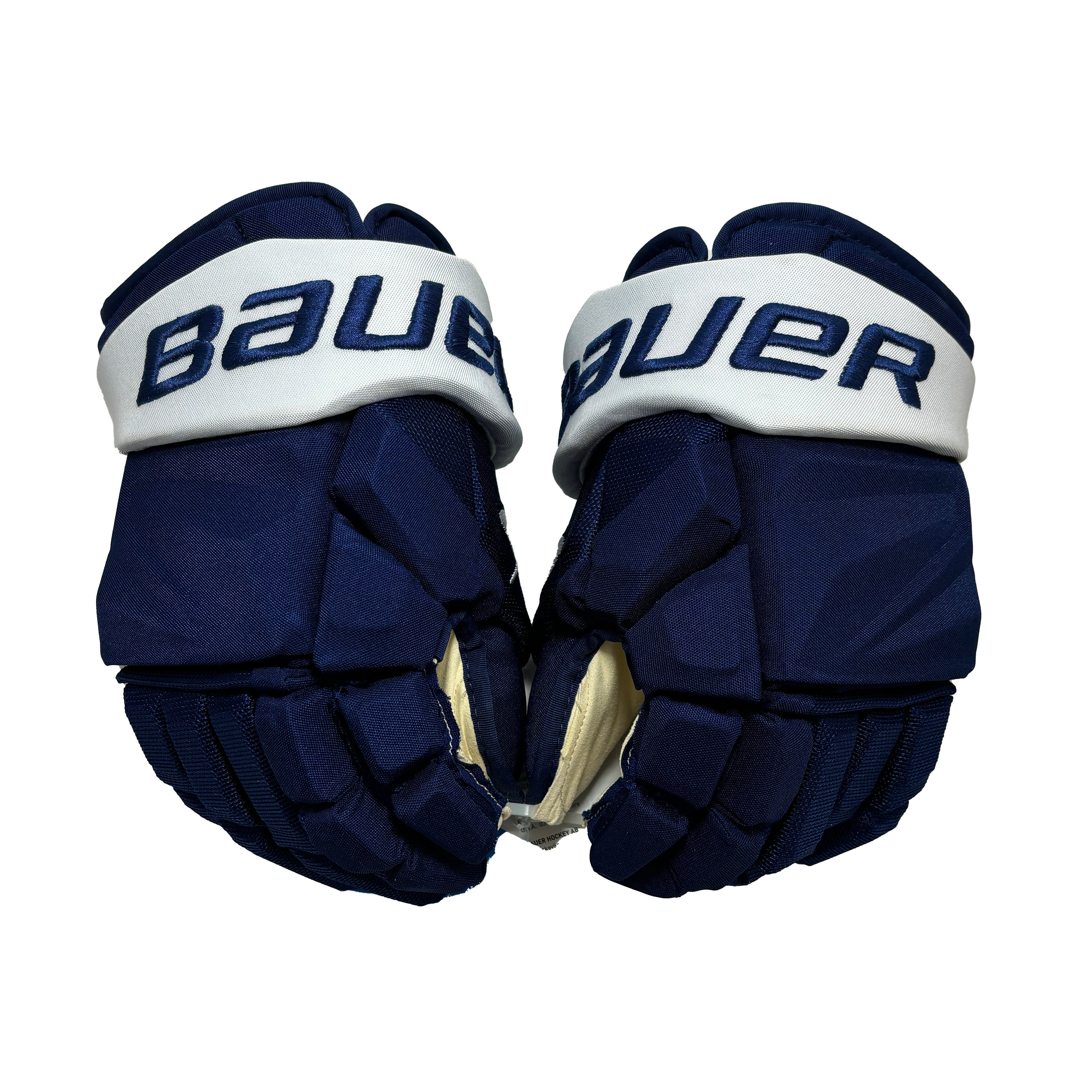 Bauer Vapor Hyperlite - Toronto Maple Leafs - Pro Stock Hockey Gloves ...