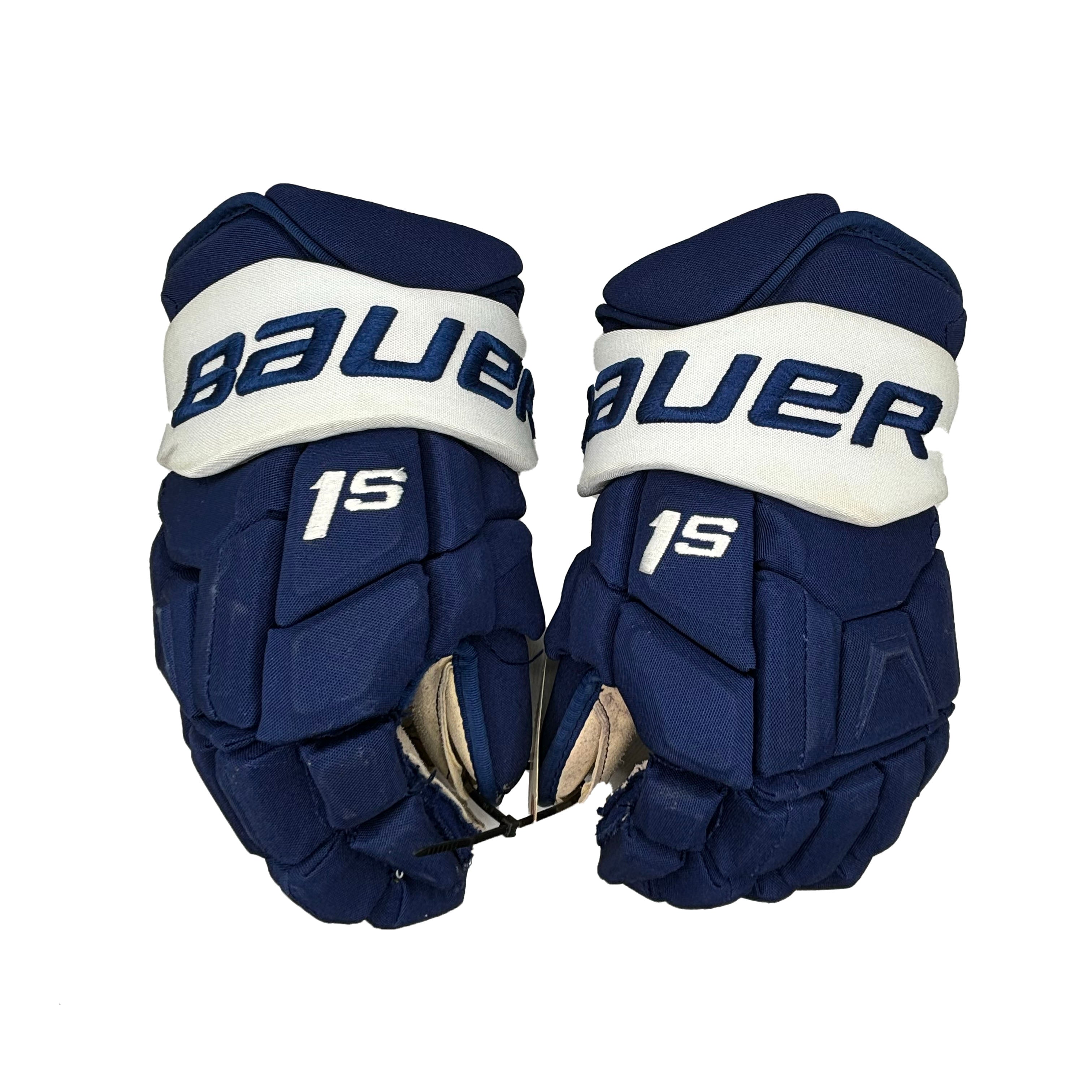 Bauer Supreme 1S - Toronto Maple Leafs - Pro Stock Hockey Gloves - CB ...