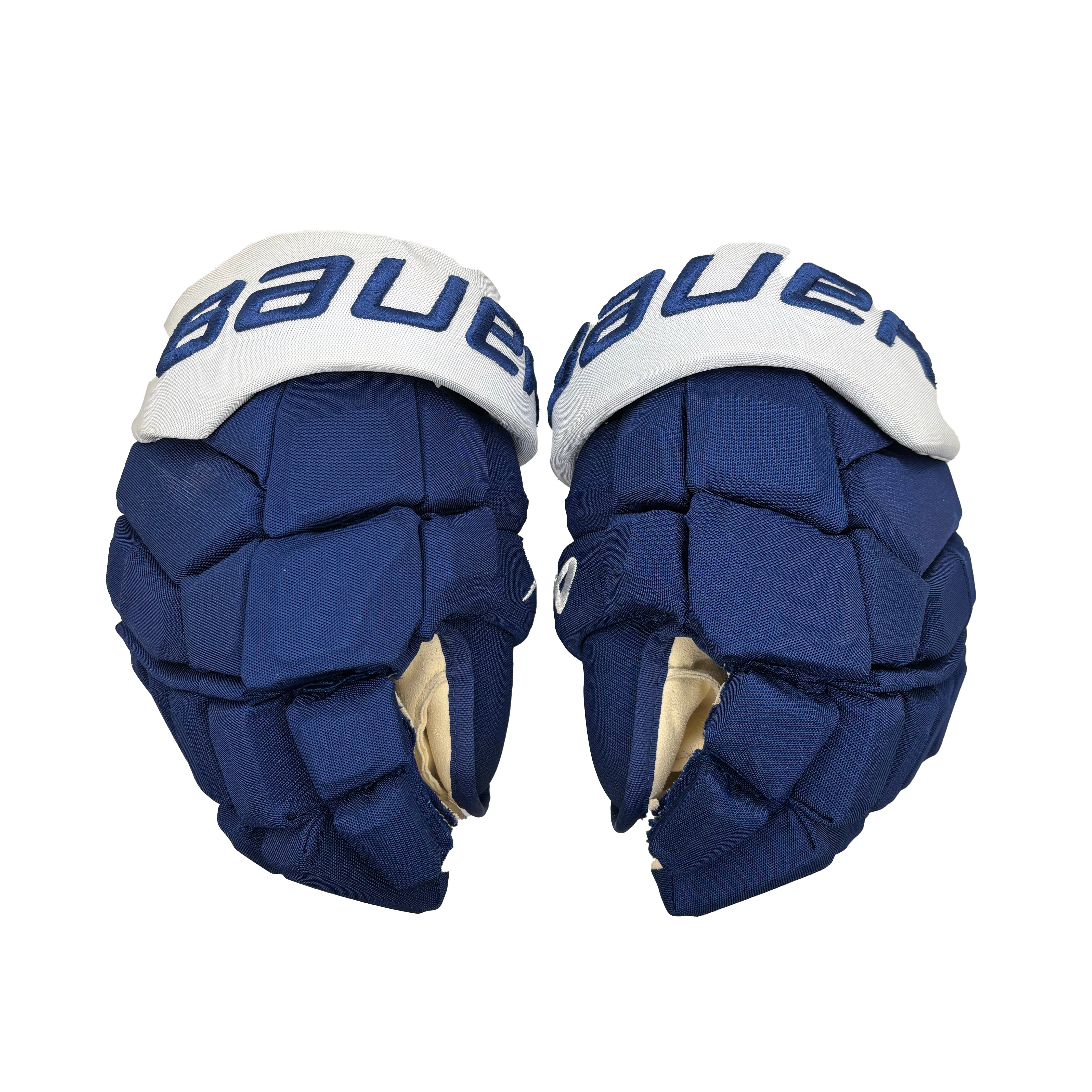 Bauer Supreme Mach - Toronto Maple Leafs - Pro Stock Gloves - NG ...