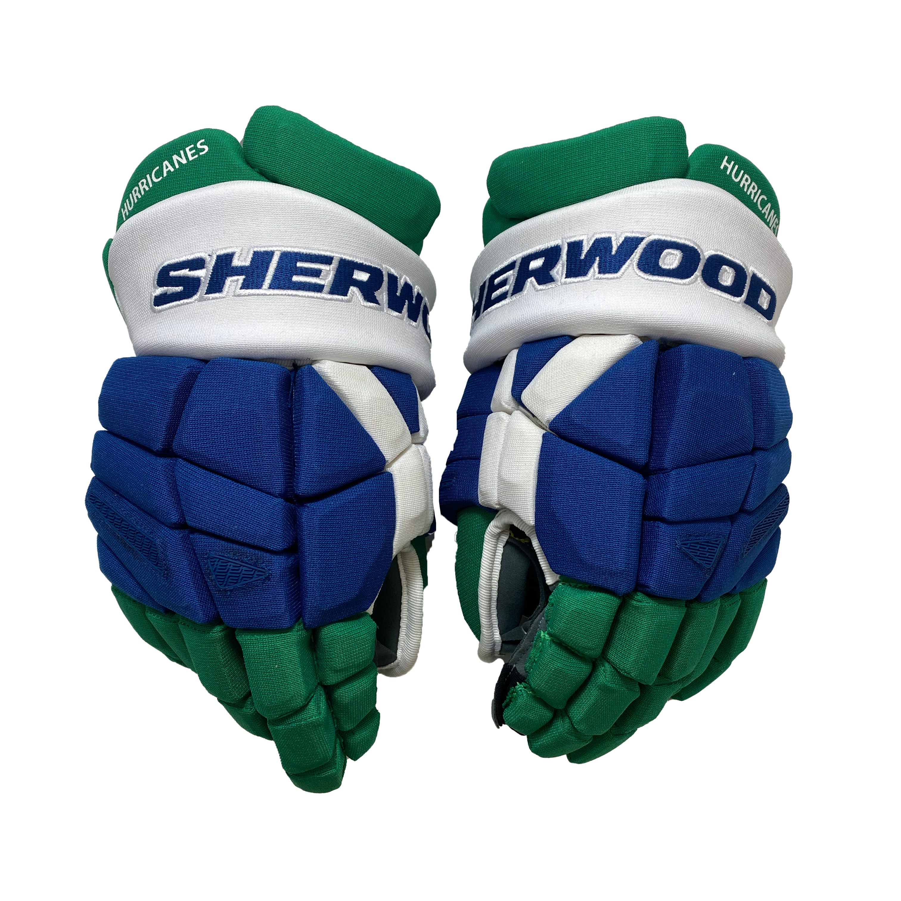 Sherwood Rekker Legend One Pro - Pro Stock Gloves - Carolina Hurricane ...