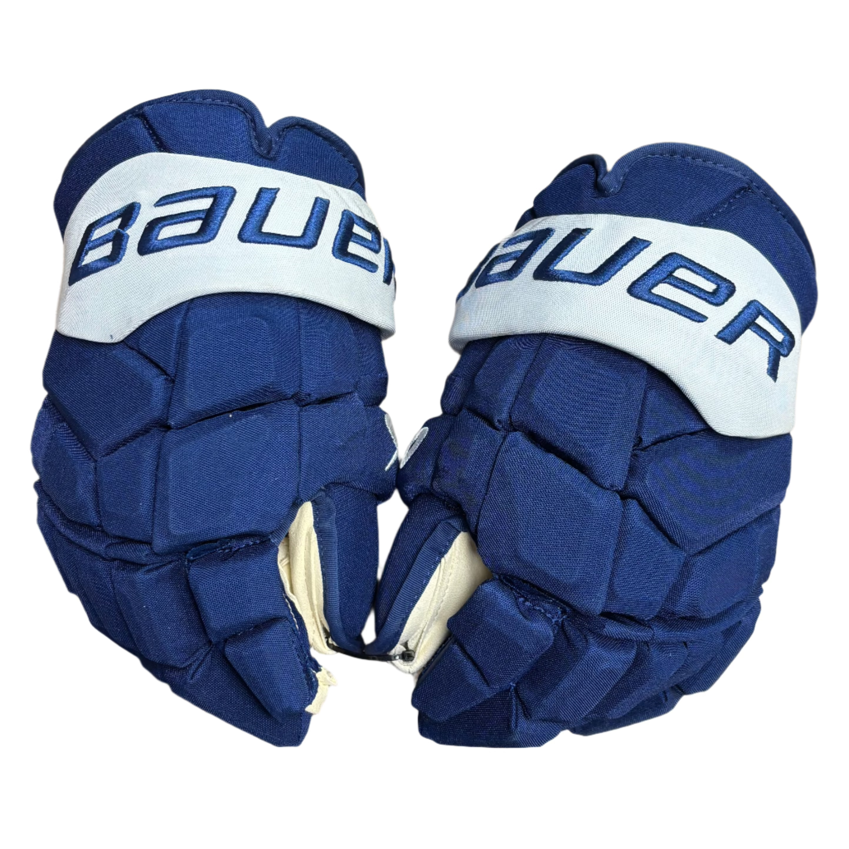 Bauer Supreme Mach - Toronto Maple Leafs - Pro Stock Hockey Gloves - N ...