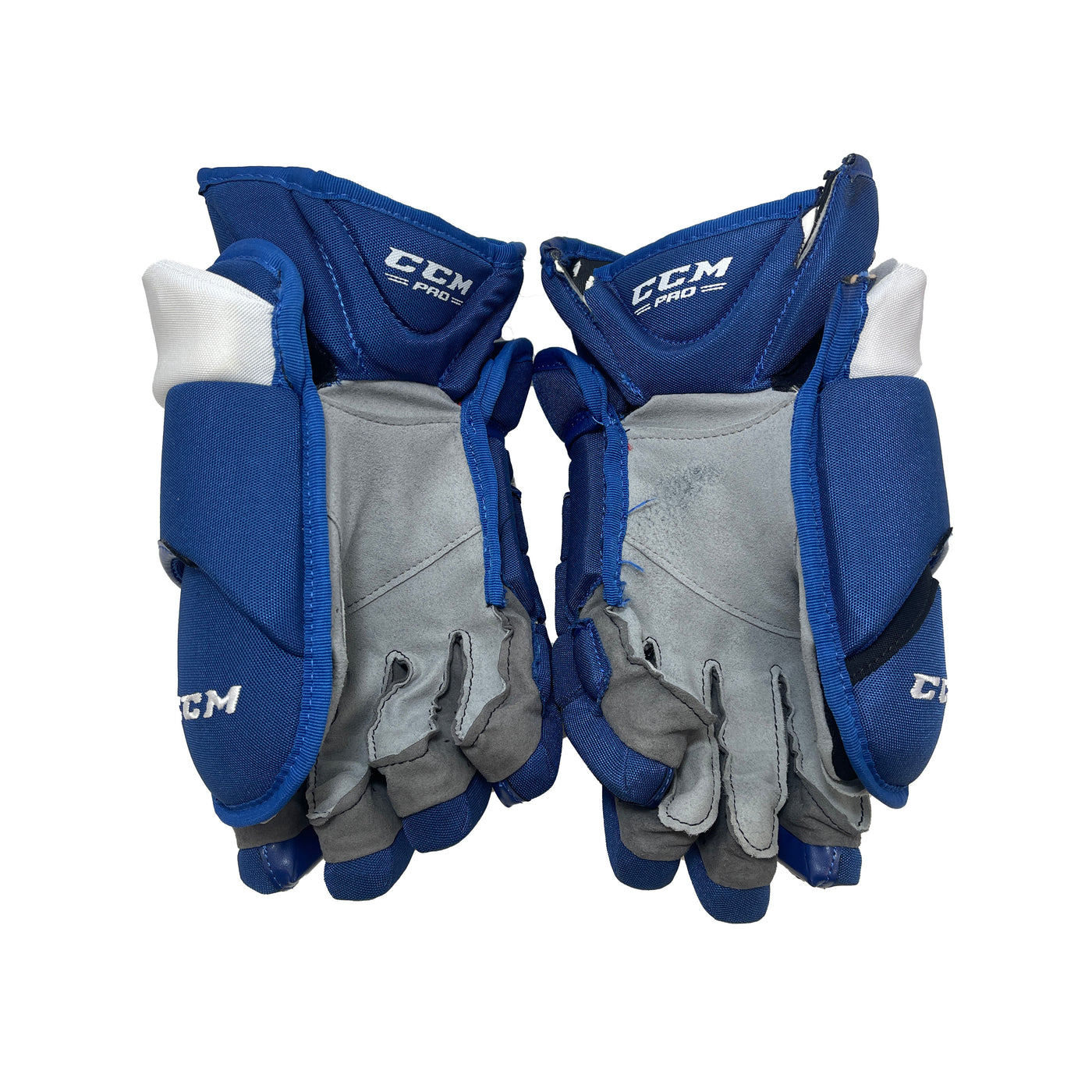 CCM HG12XP Toronto Maple Leafs 14" Pro Stock Gloves - Riley Nash ...
